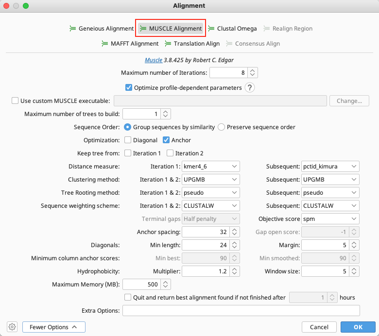 マルチプルアライメント